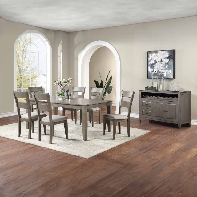 grey dining room table extendable