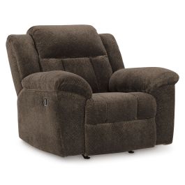 Frohn Brown Rocker Recliner - Bernie & Phyl’s Furniture