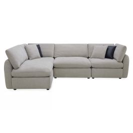 Aria Dove 4 Piece Modular Sectional - Bernie & Phyl’s Furniture