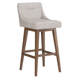 Buy Uniquely Yours Oat/Brown Tapered Stool Online at Bernie & Phyl’s