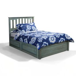 Buy Antique Blue Mainsail Storage Bed Online at Bernie & Phyl’s