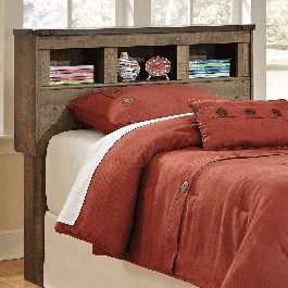 Buy Trinell Bookcase Headboard Online at Bernie & Phyl’s