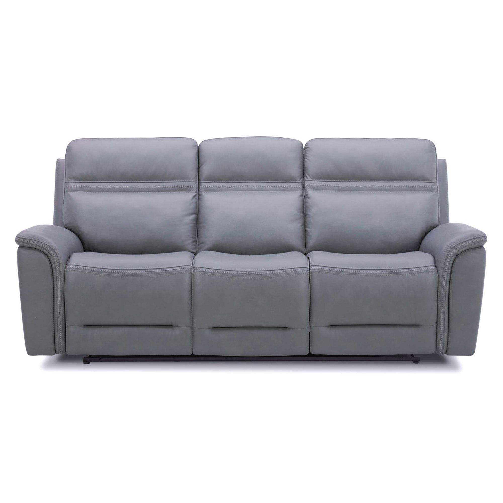Cooper Gray Zero Gravity Power Headrest Reclining Sofa with Power Lumbar Bernie Phyl s Furniture